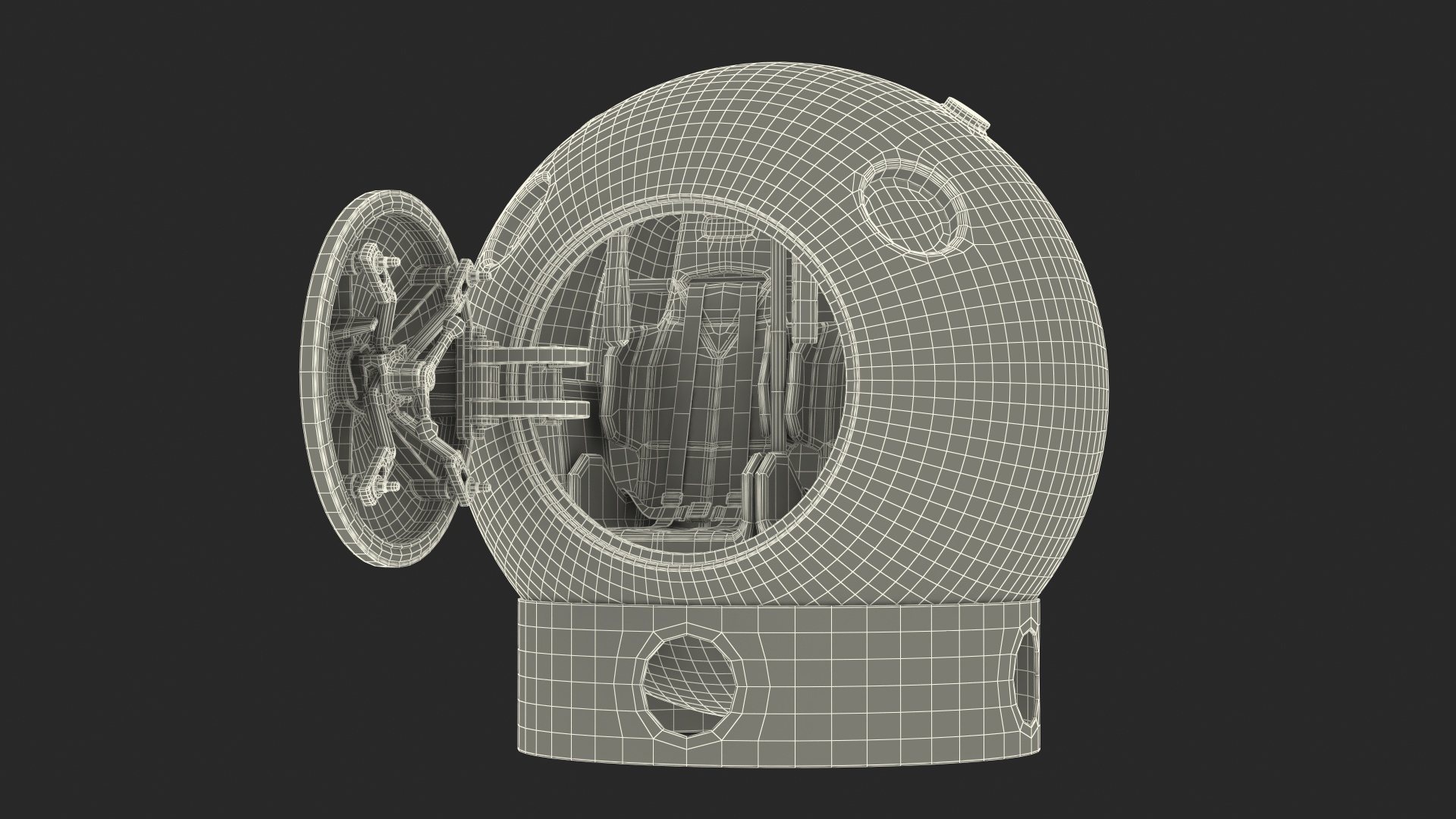 Tsunami Survival Capsule Rigged 3D Model - TurboSquid 1987141