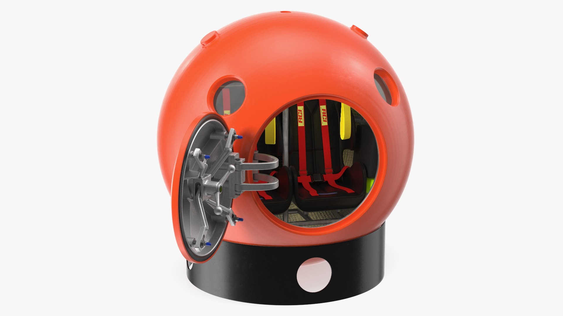 Tsunami Survival Capsule Rigged 3D model - TurboSquid 1987141