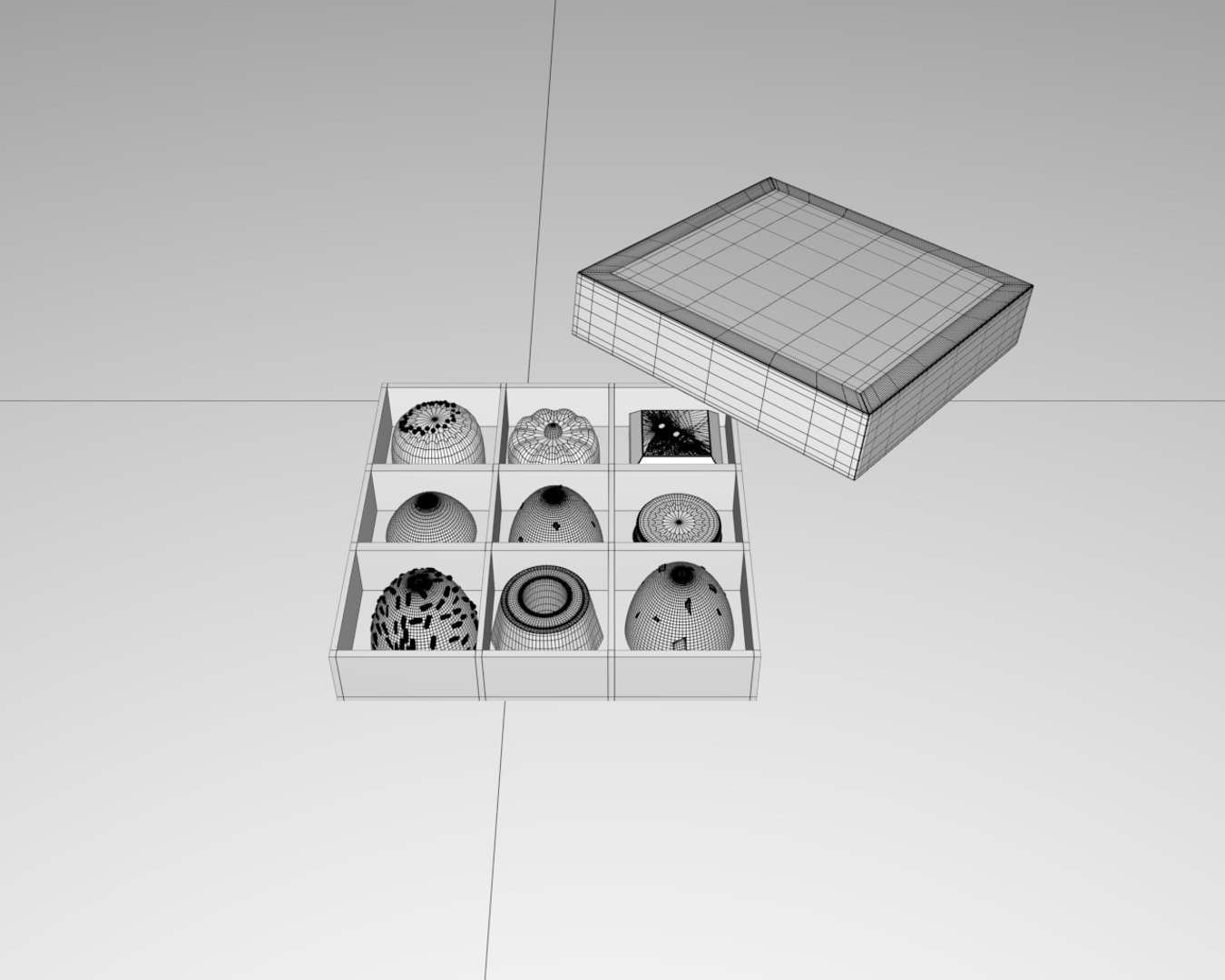 3D Choco Chocolate Box - TurboSquid 1527776