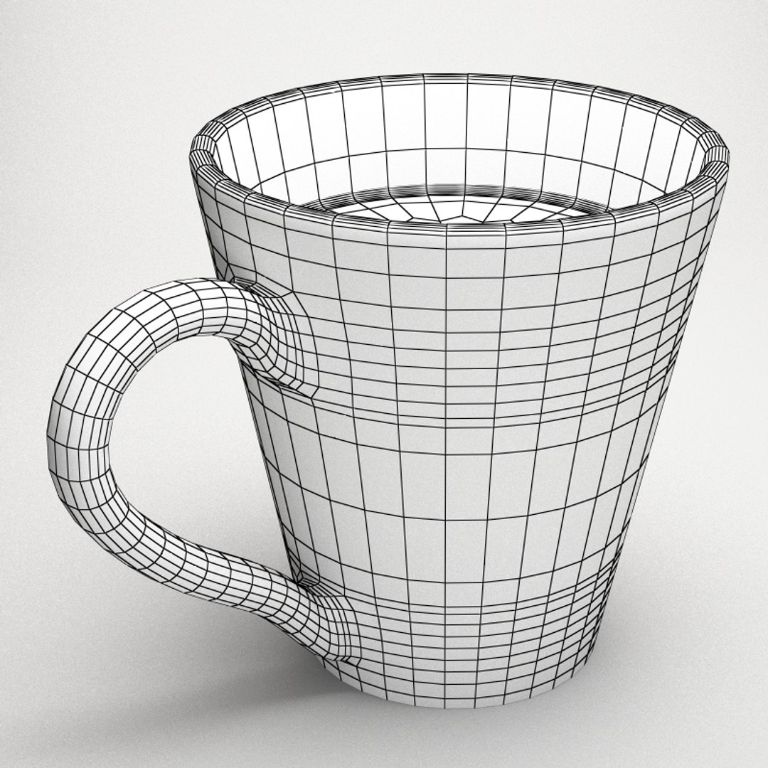 3d coffee cup model