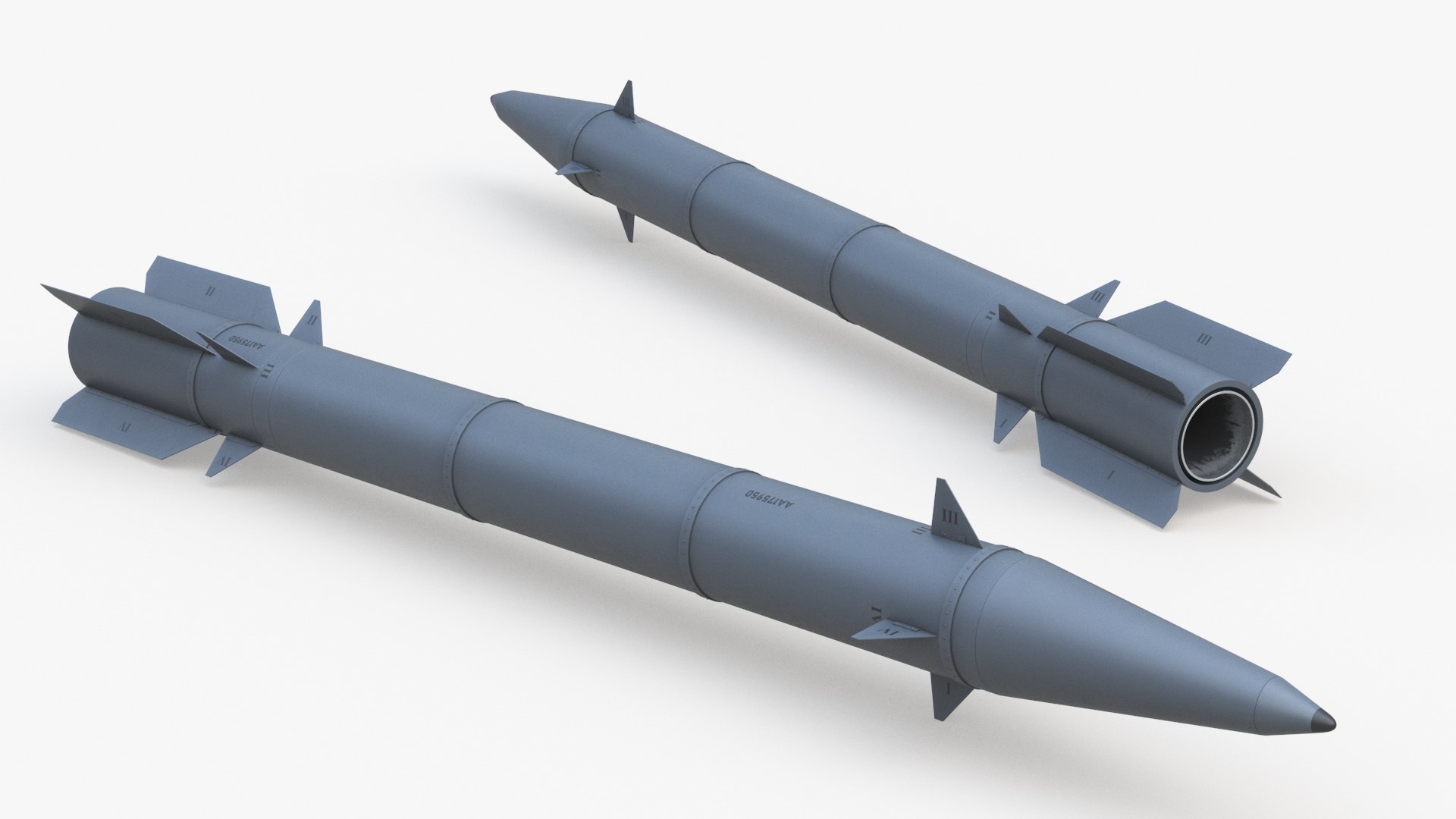 Fath-360 Compact Tactical Missile Grey 3D Model - TurboSquid 2302763