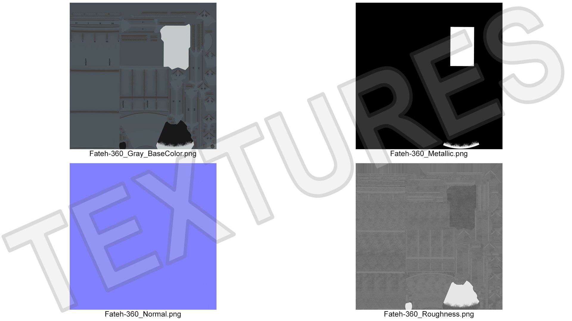 Fath-360 Compact Tactical Missile Grey 3D Model - TurboSquid 2302763