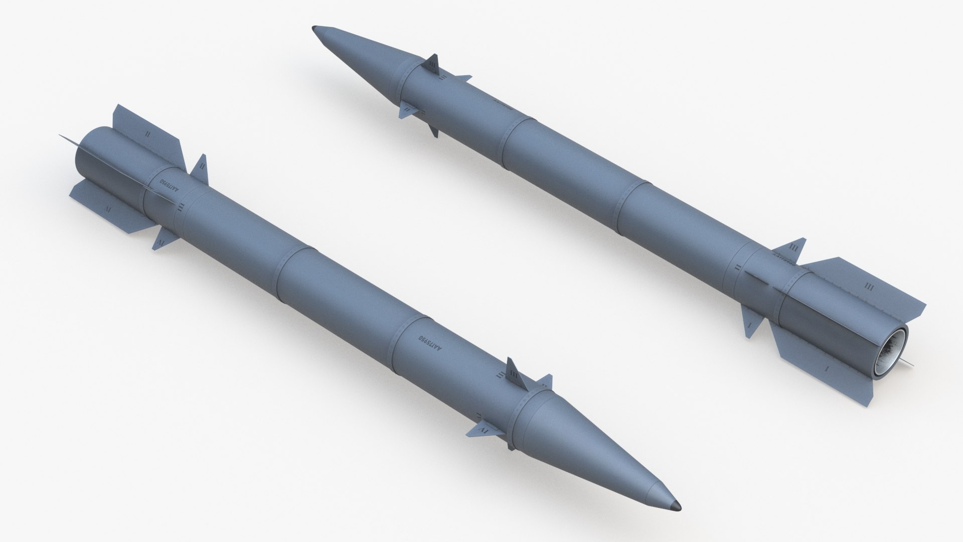 Fath-360 Compact Tactical Missile Grey 3D Model - TurboSquid 2302763