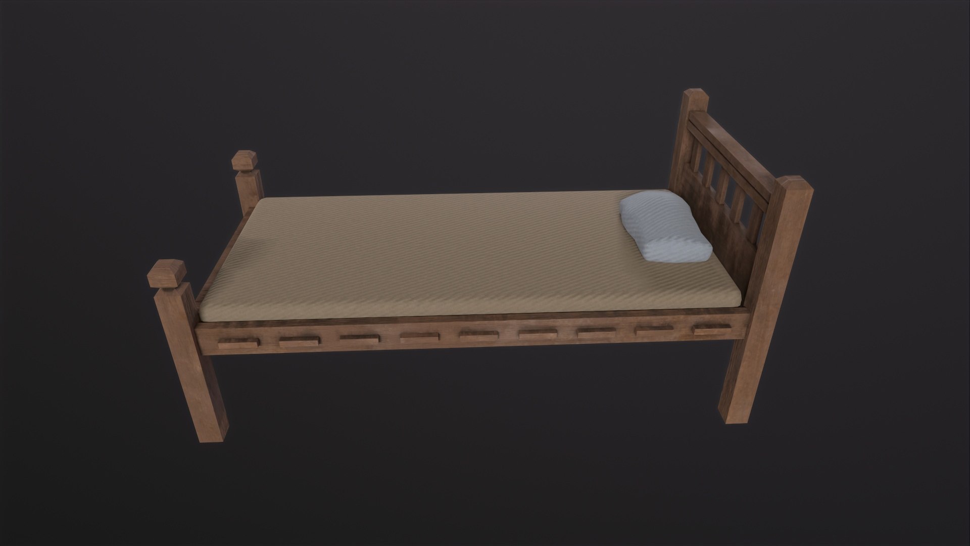 Old Bed 3D Model - TurboSquid 2117353