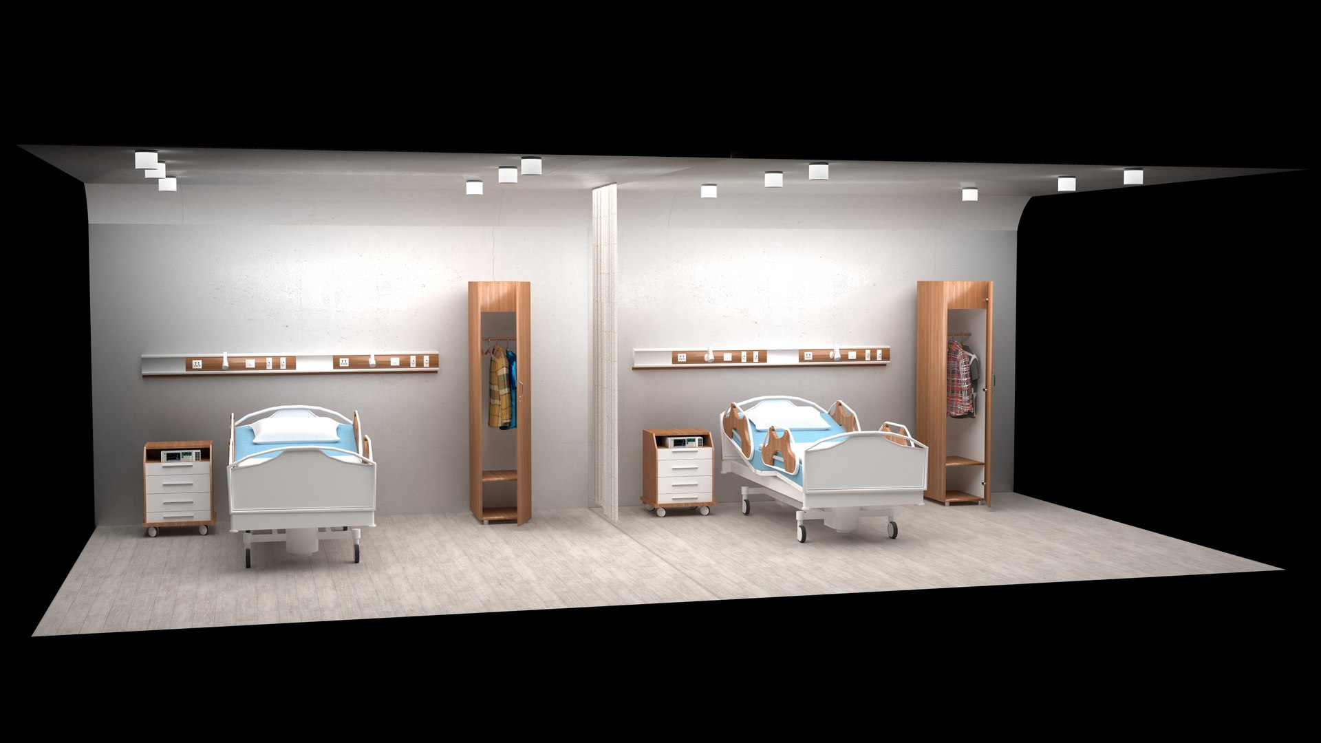 Hospital Ward 10 - 8K 3D - TurboSquid 2289767