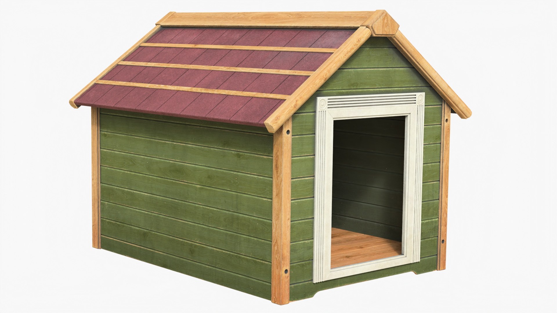 3D Model Dog House 01 F - TurboSquid 2219444