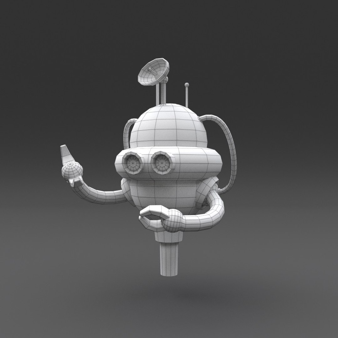 Robot Blender Rigged 3D Model - TurboSquid 1288414