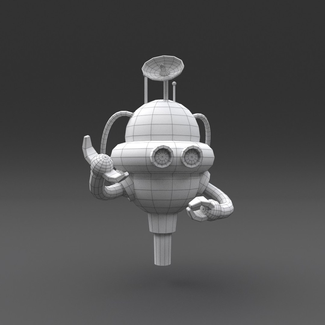 Robot Blender Rigged 3D Model - TurboSquid 1288414