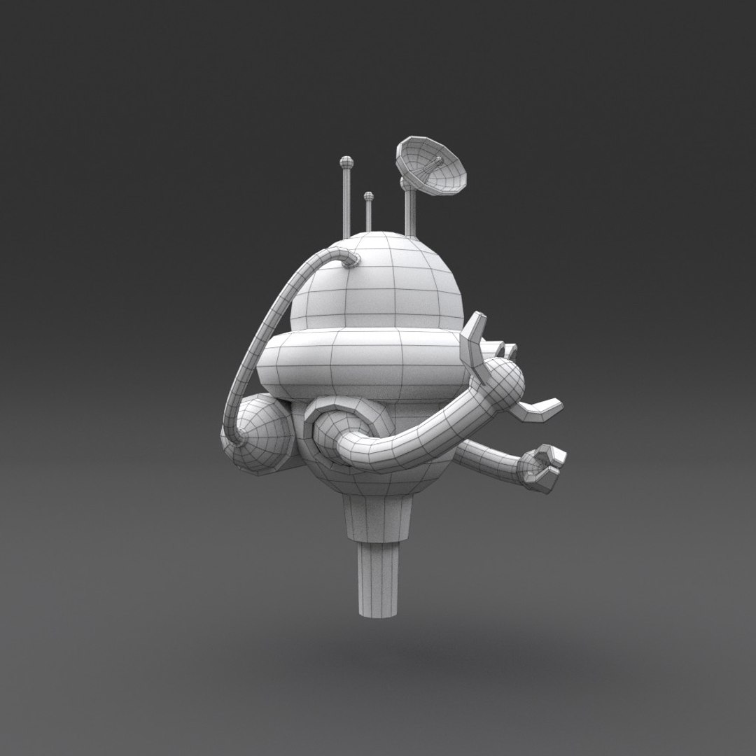 Robot Blender Rigged 3D Model - TurboSquid 1288414