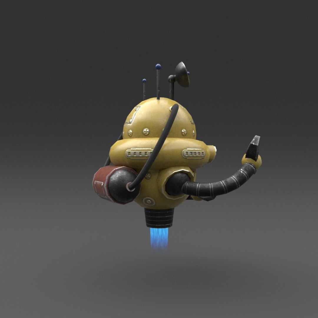 Robot Blender Rigged 3D Model - TurboSquid 1288414
