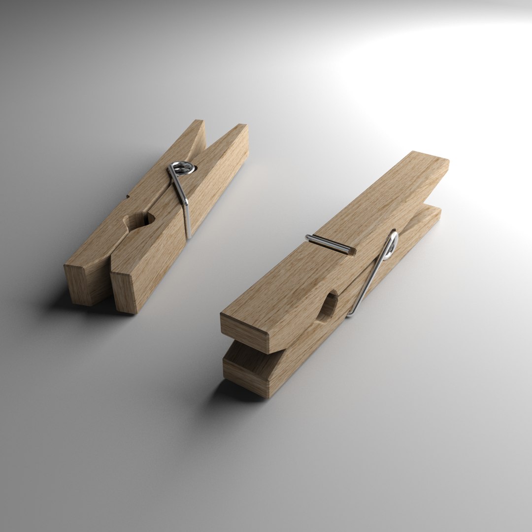 Cloth Pin 3D Model - TurboSquid 1392662