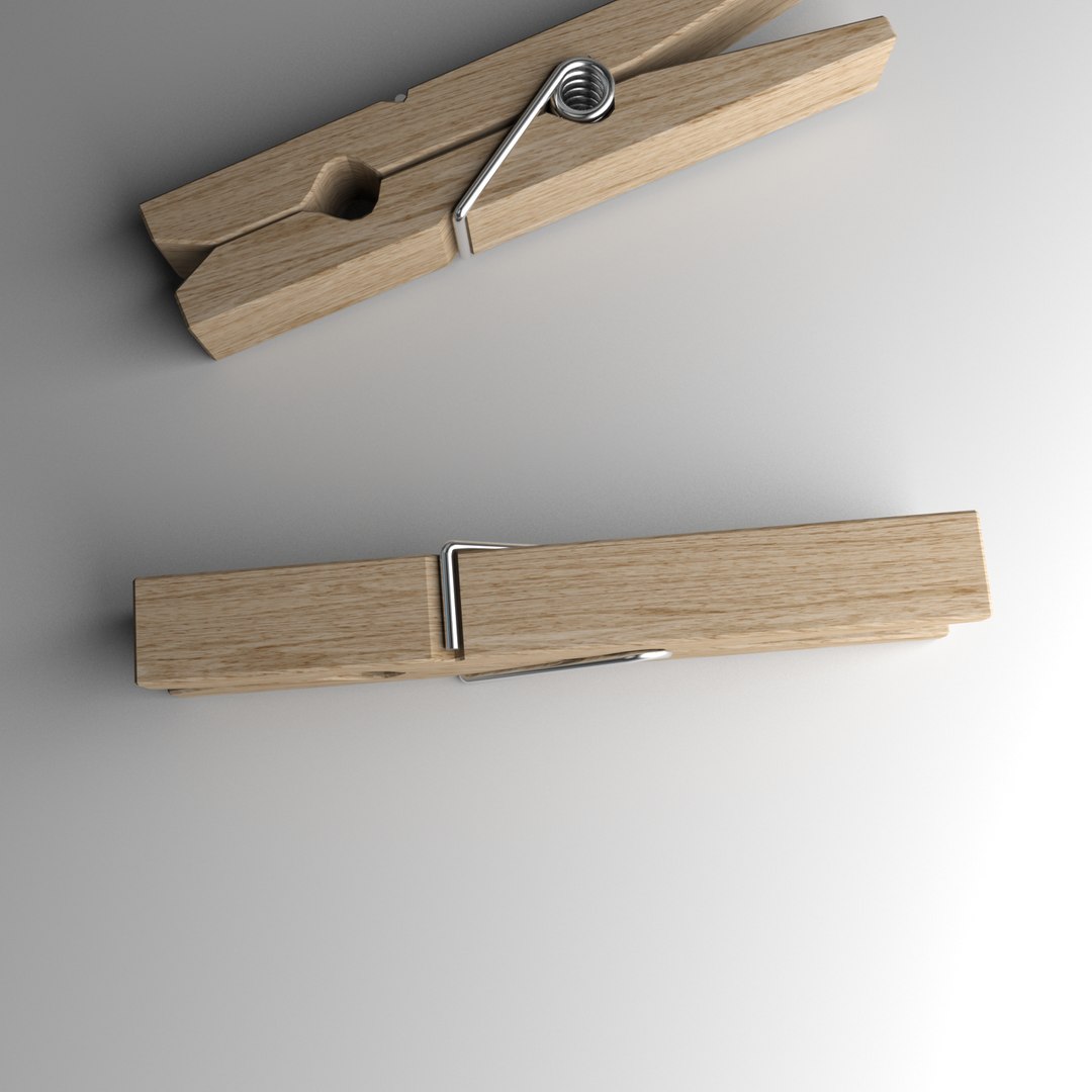 Cloth Pin 3D Model - TurboSquid 1392662