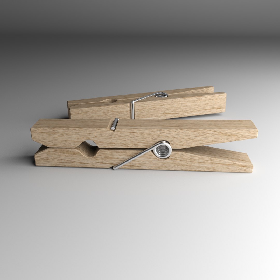 Cloth Pin 3D Model - TurboSquid 1392662