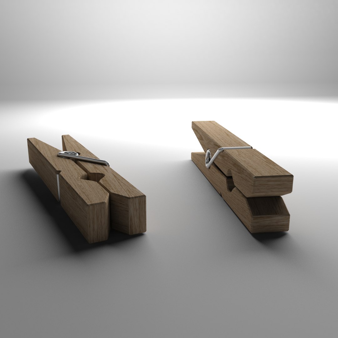 Cloth Pin 3D Model - TurboSquid 1392662