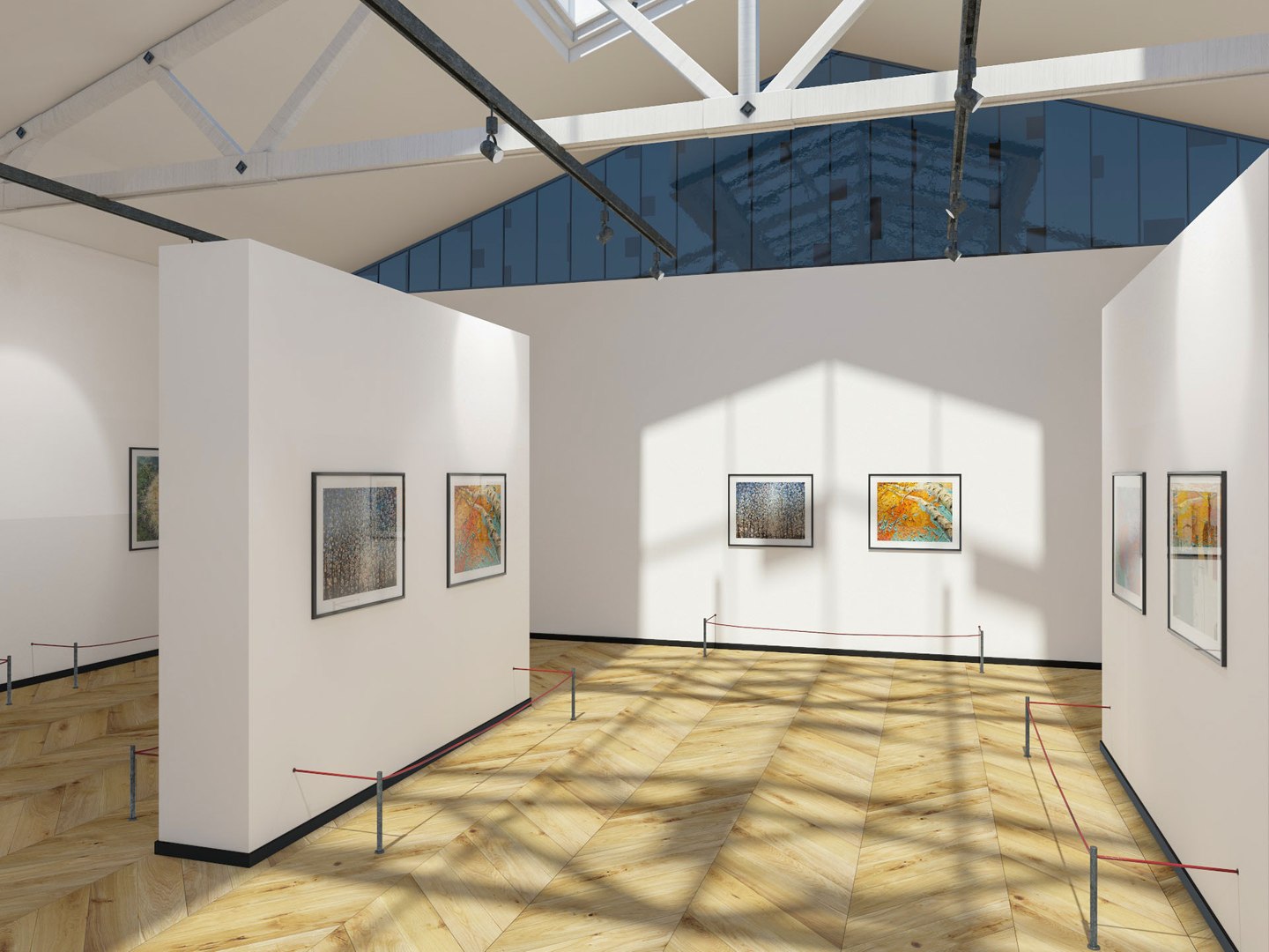 3D Art Gallery Exhibition Model - TurboSquid 2067991