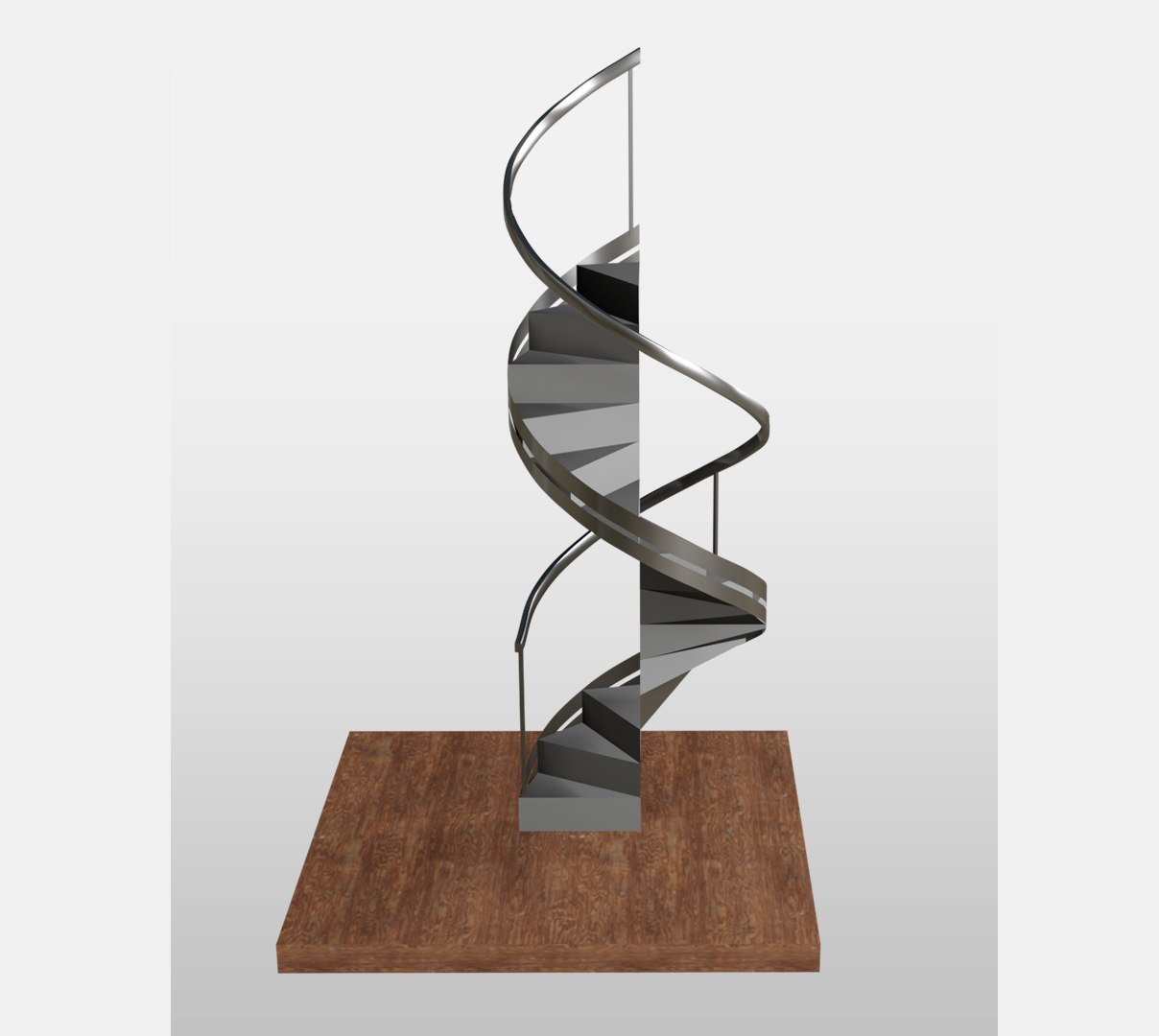 Spiral Staircase 3D Model - TurboSquid 1630268