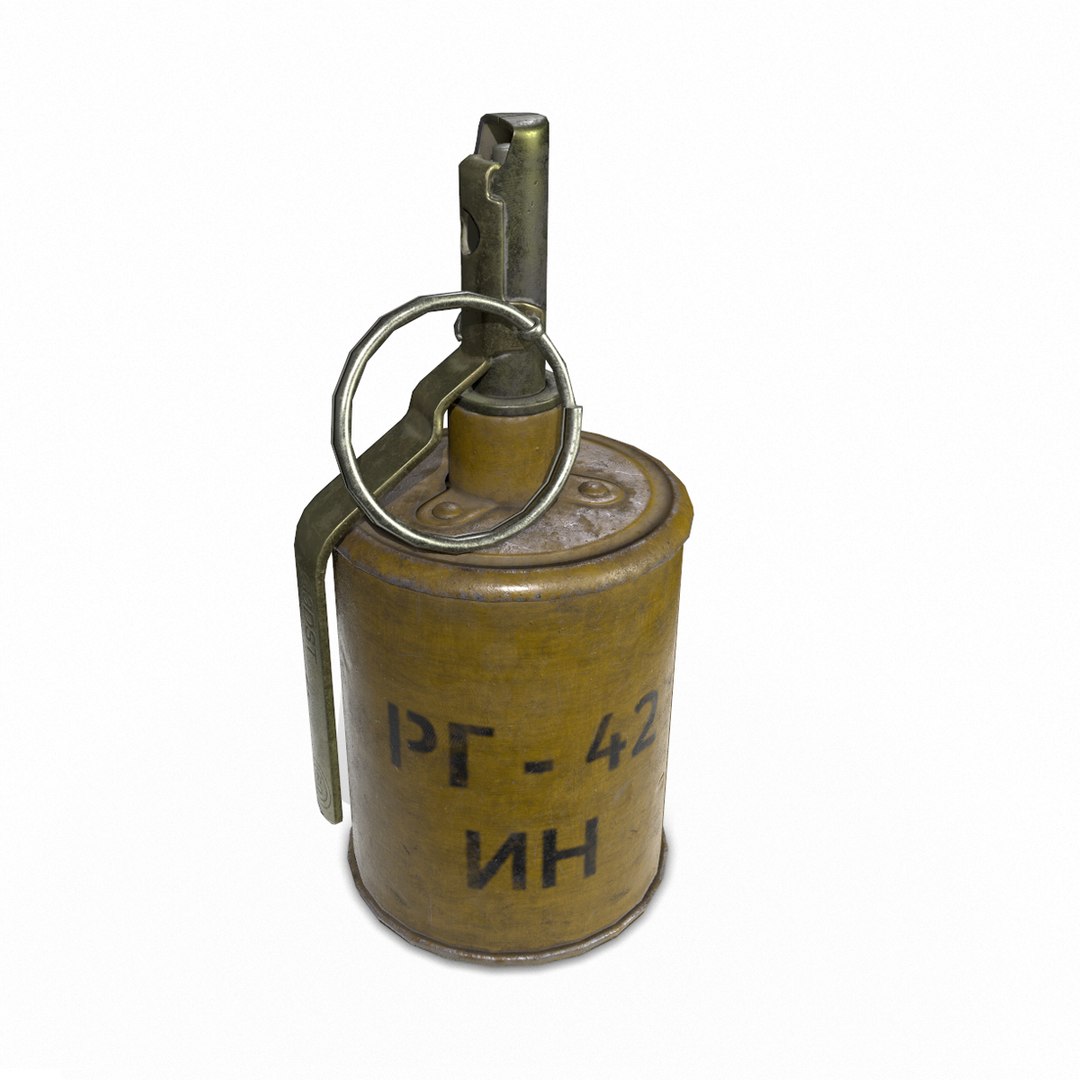 Rg-42 grenade 3D model - TurboSquid 1416449