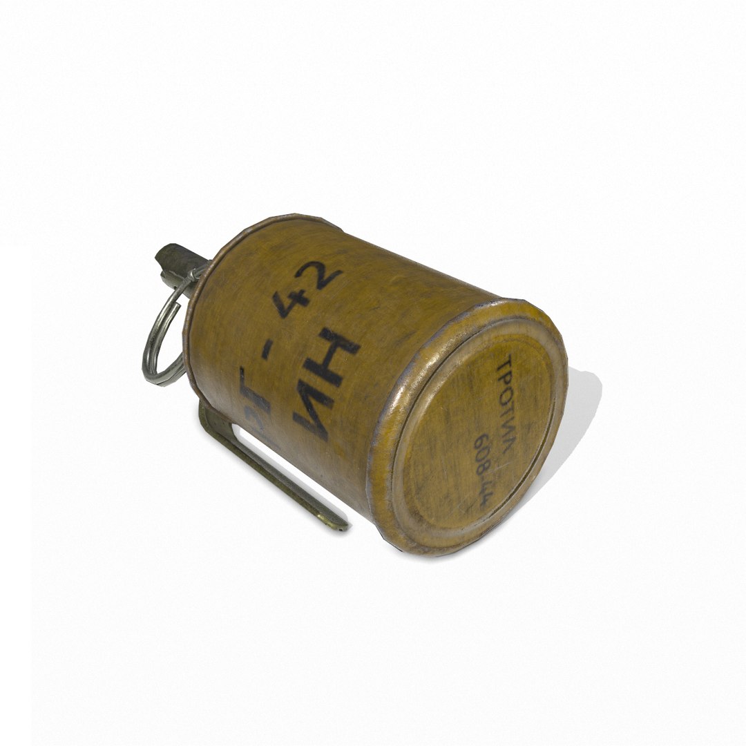Rg-42 grenade 3D model - TurboSquid 1416449