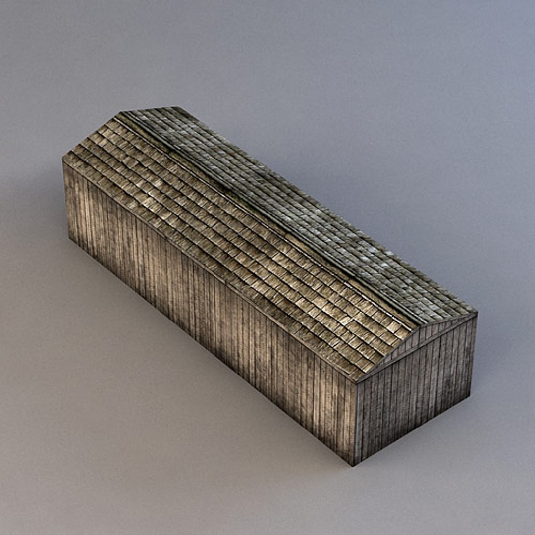 Wood Barn 3d Obj