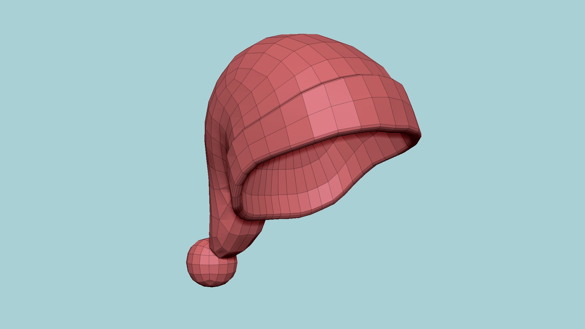 3D Santa Claus Hat 01 Red - Character Design Fashion Model - TurboSquid ...