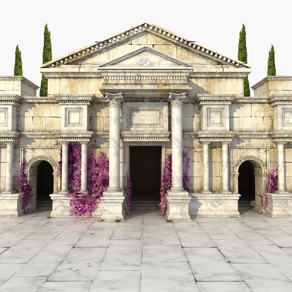 modelo 3d Edificio griego antiguo 3 - TurboSquid 1825082