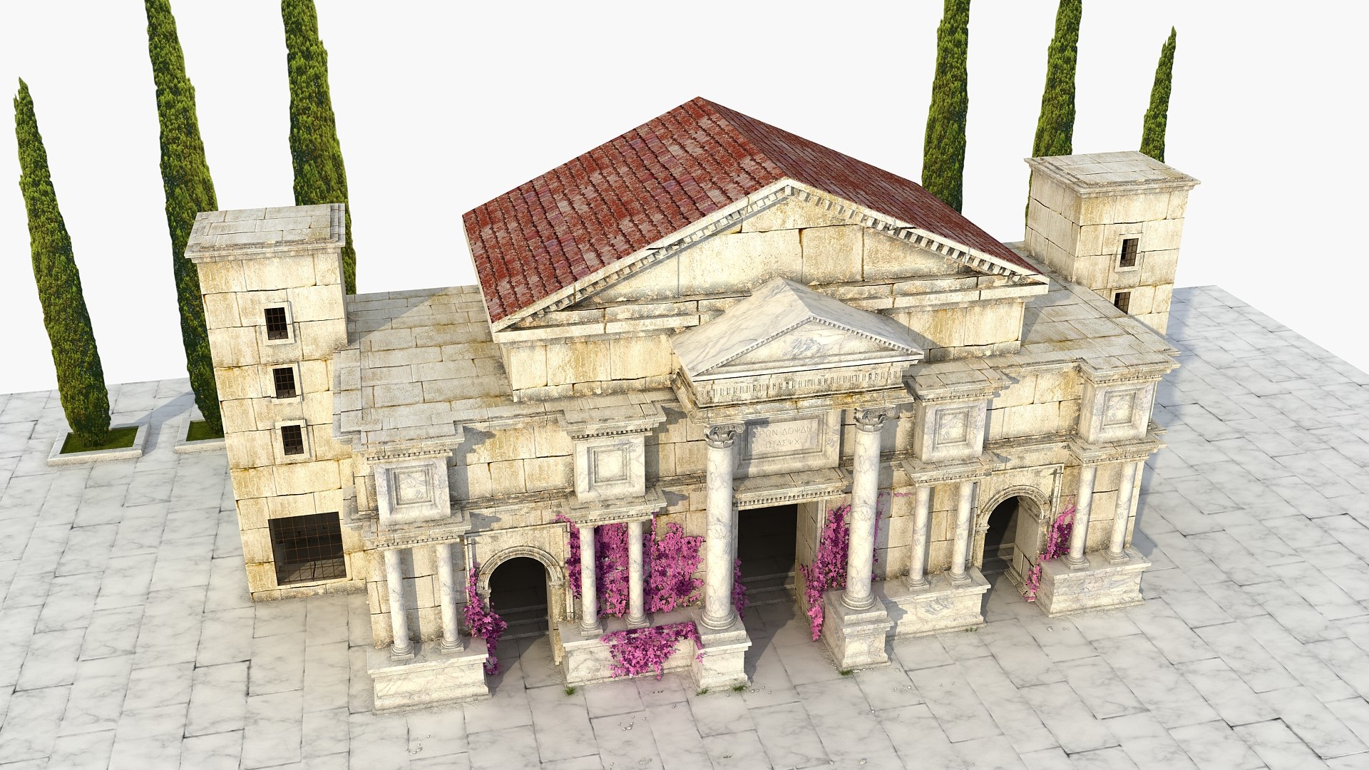 Ancient Greek Building 3 3D - TurboSquid 1825082