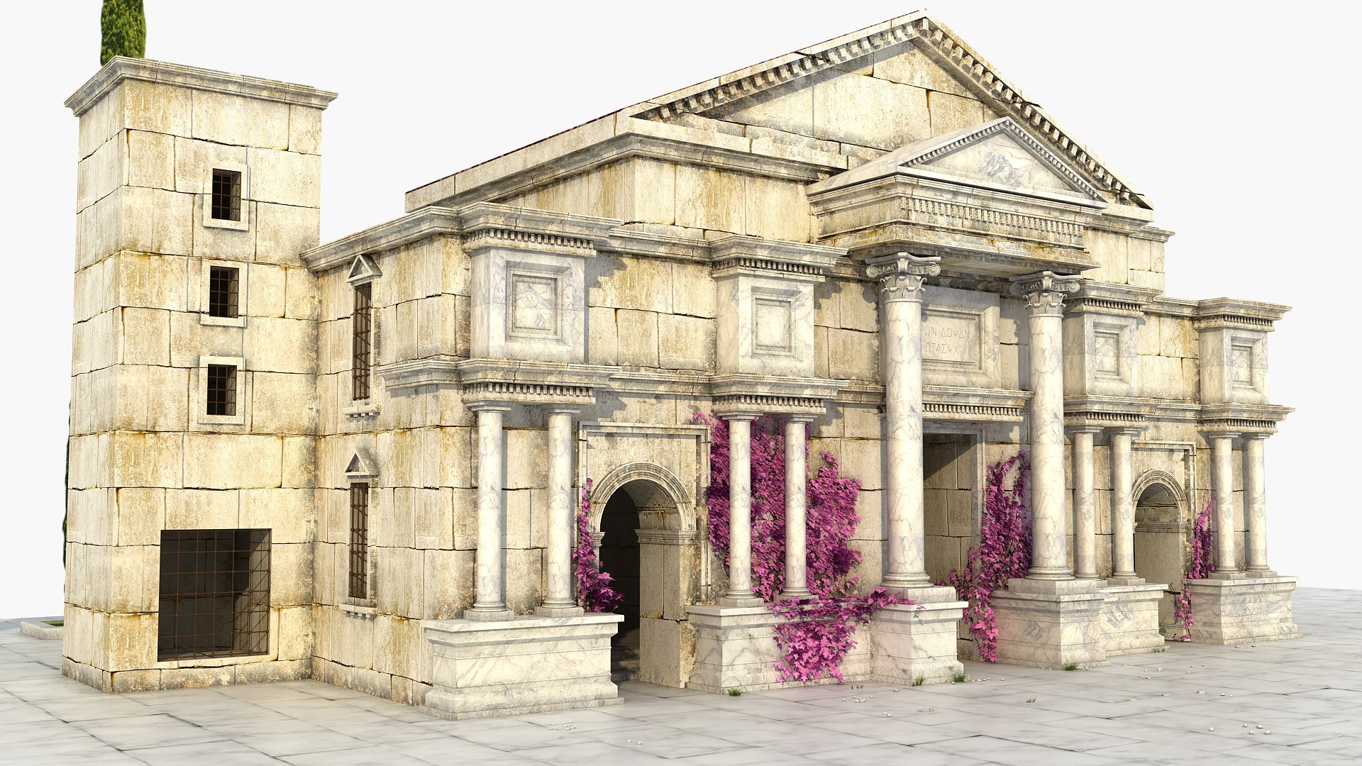 Ancient Greek Building 3 3D - TurboSquid 1825082