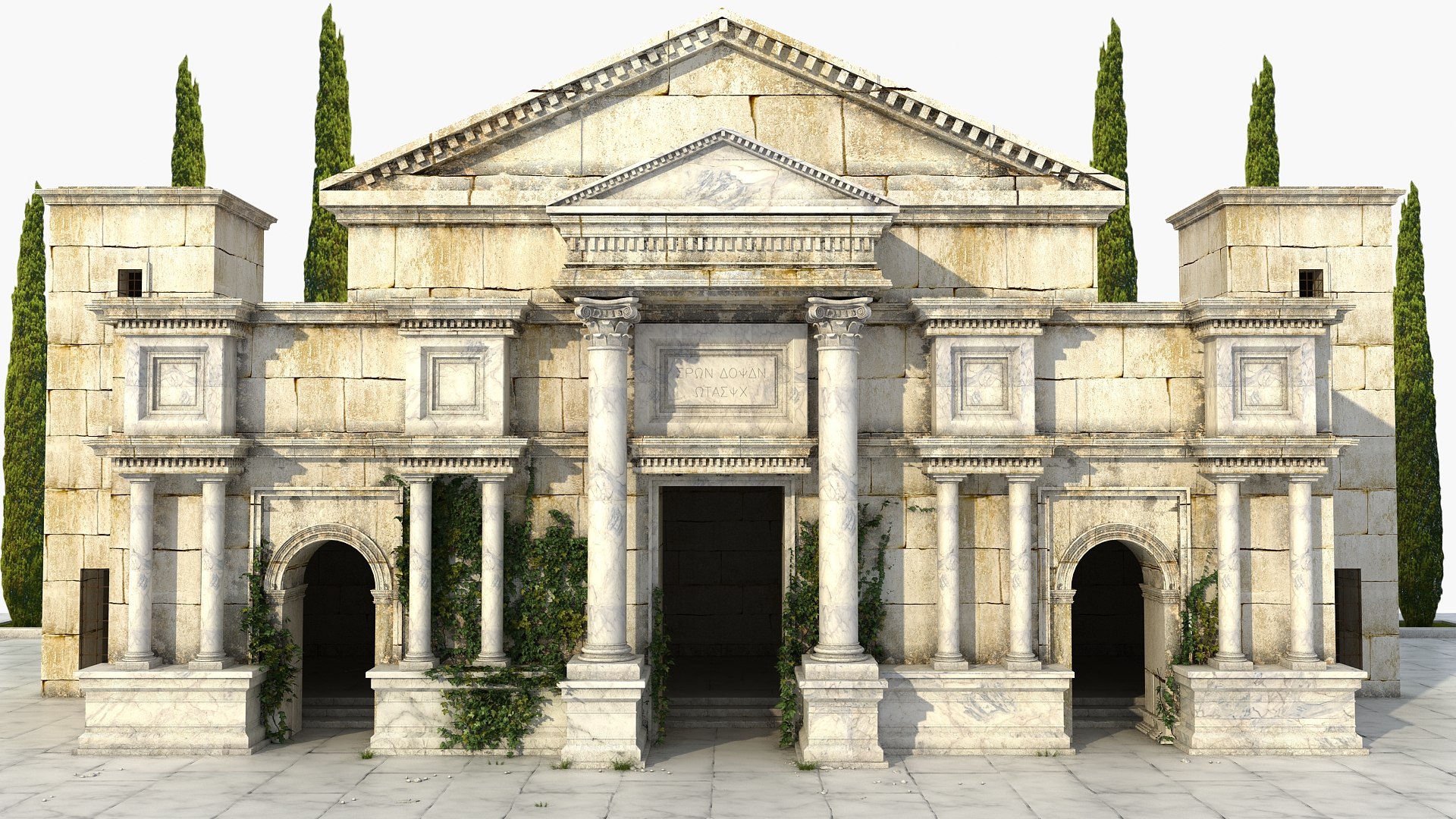 Ancient Greek Building 3 3D - TurboSquid 1825082