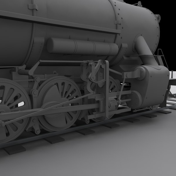 4-8-2 frisco mountain type 3d model