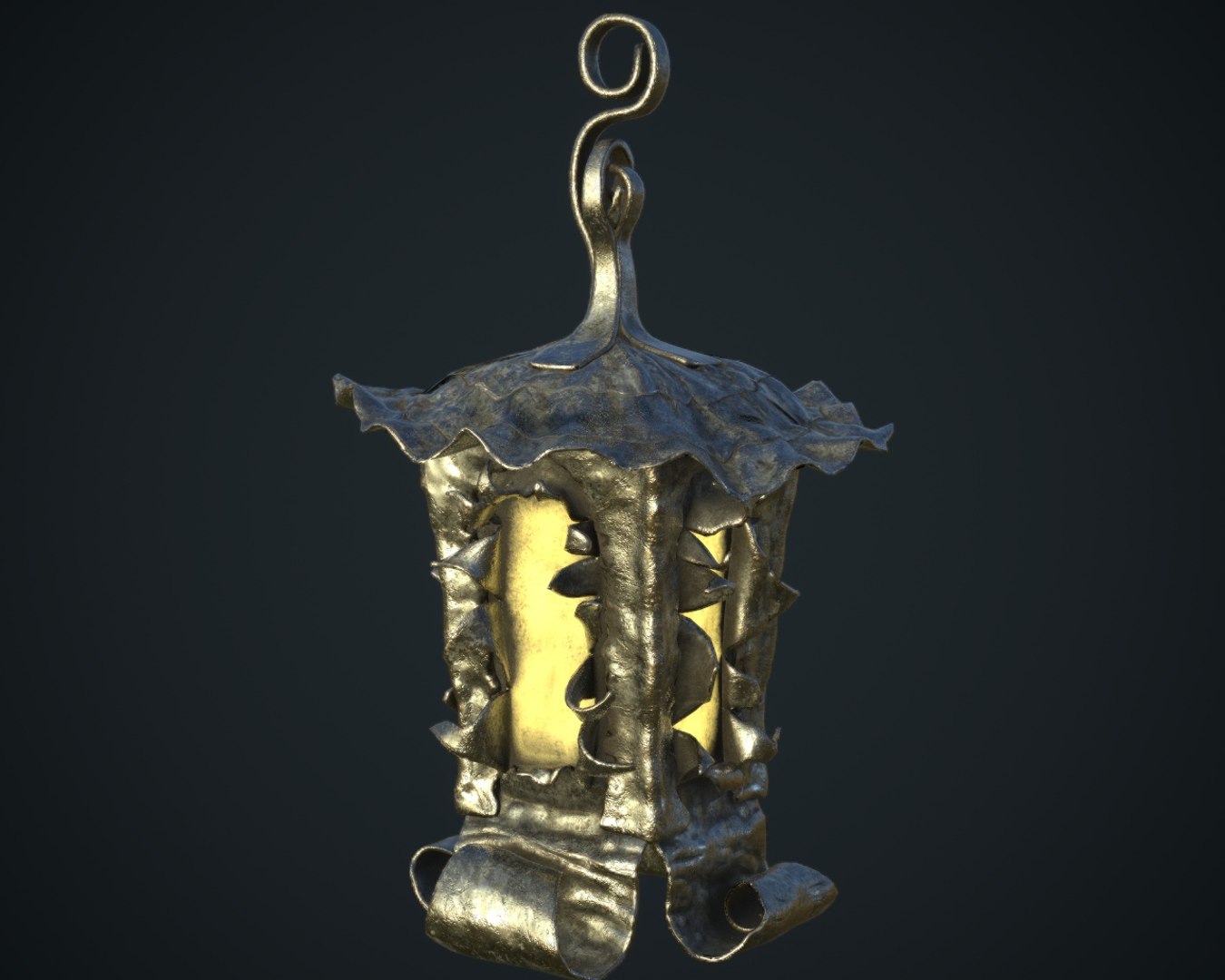 Old Magic Lantern Model - TurboSquid 1435111