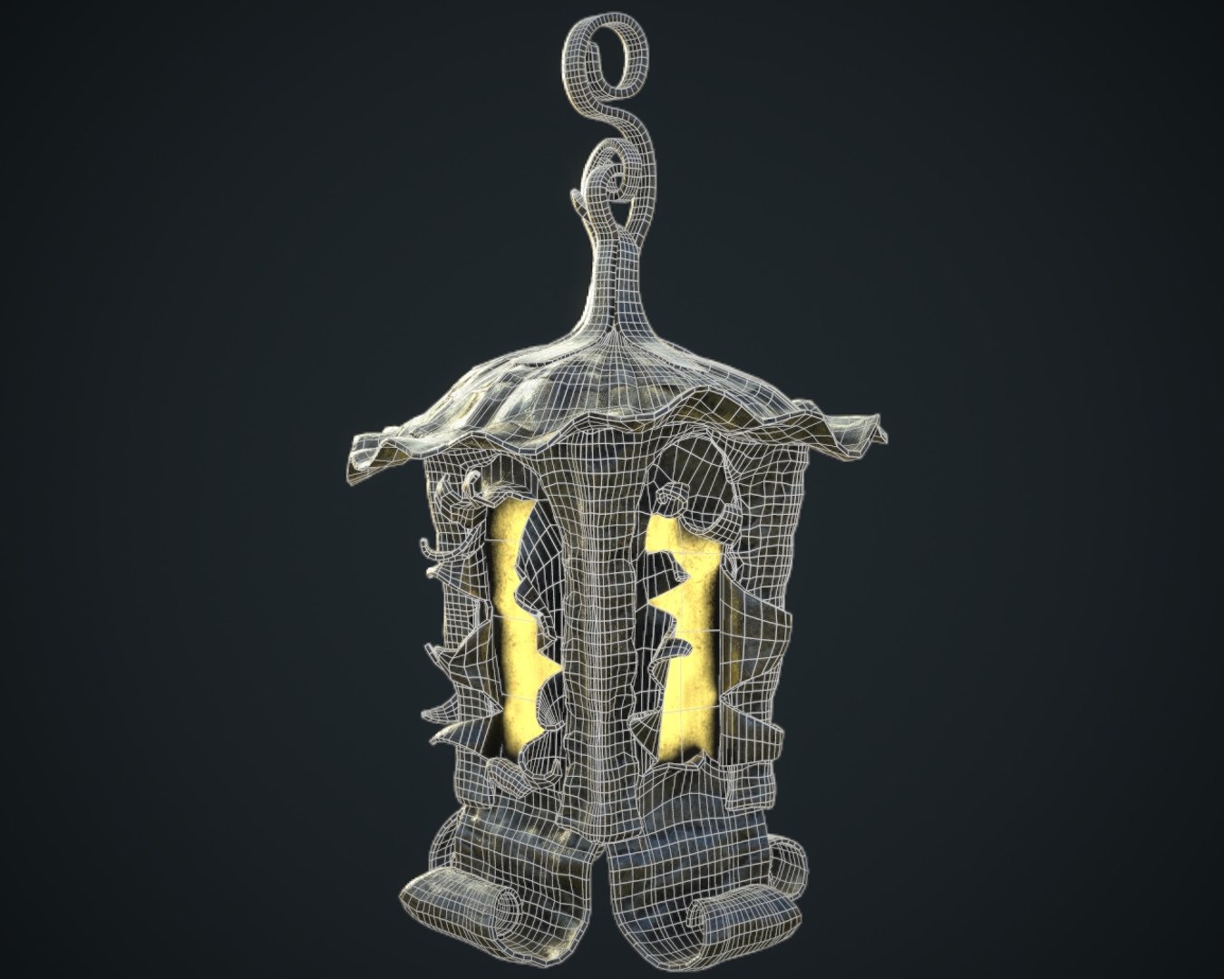 Old Magic Lantern Model - TurboSquid 1435111