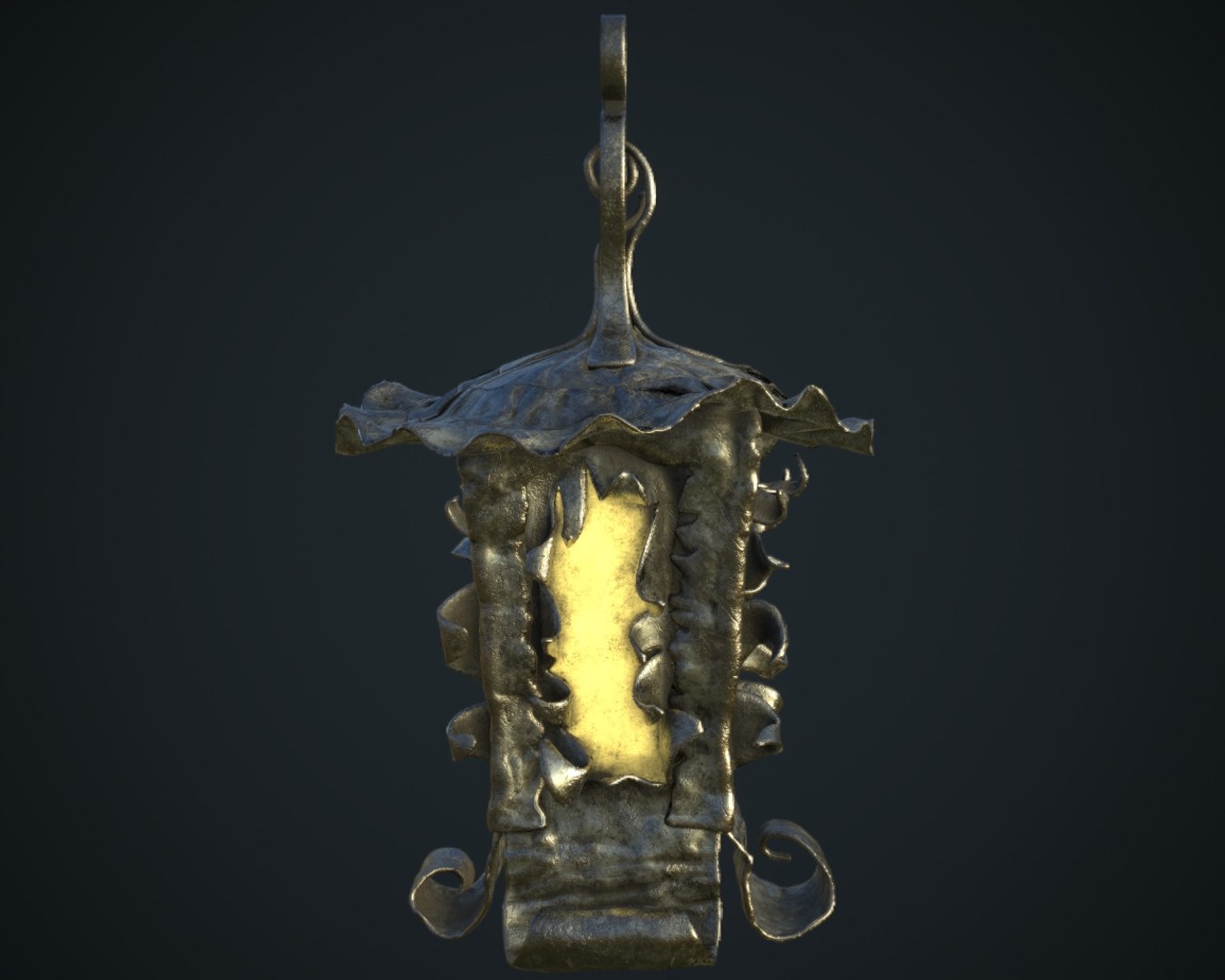 Old Magic Lantern Model - TurboSquid 1435111