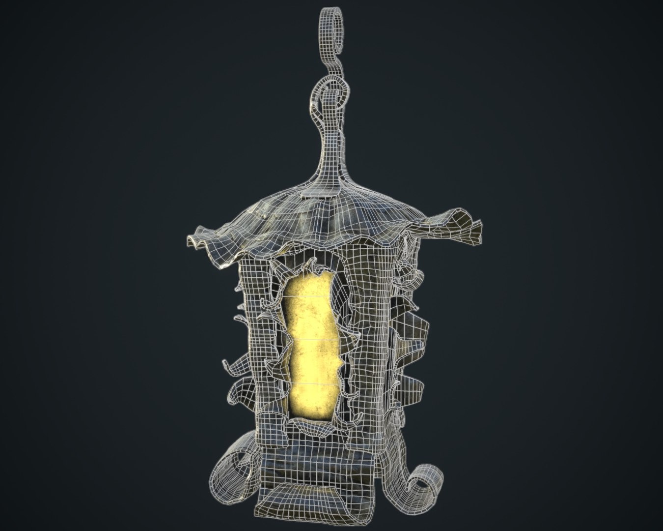 Old Magic Lantern Model - TurboSquid 1435111