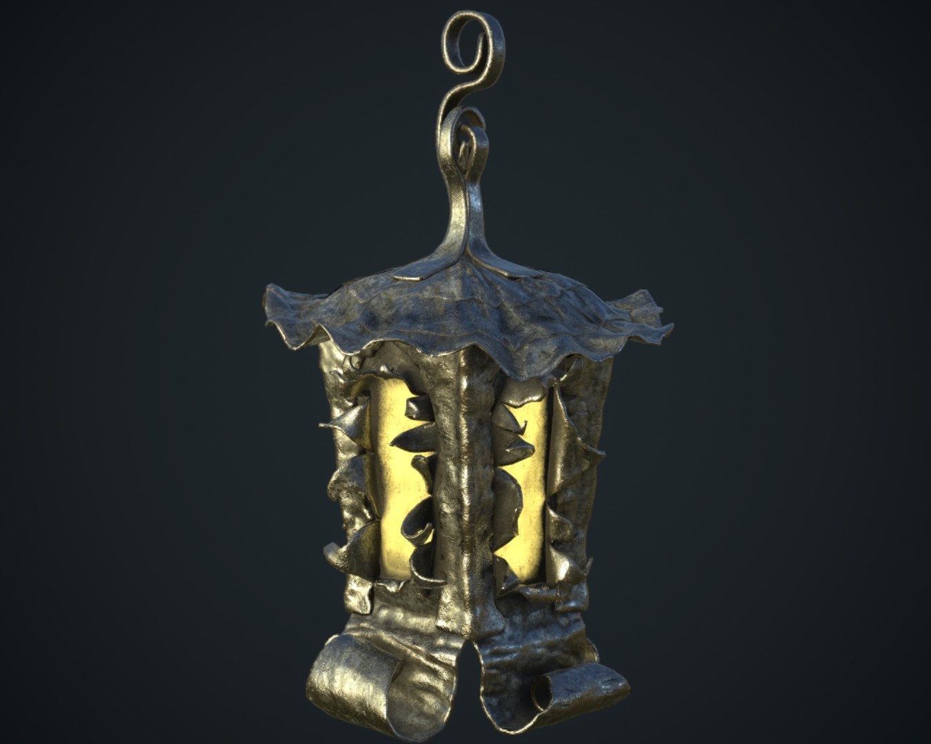 Old Magic Lantern Model - TurboSquid 1435111