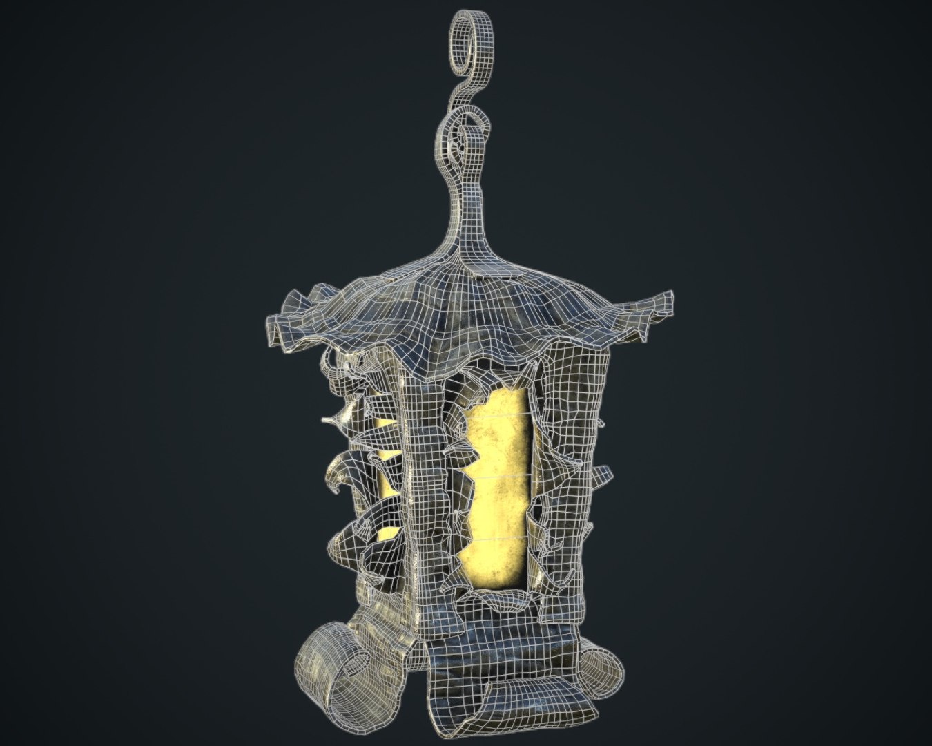 Old Magic Lantern Model - TurboSquid 1435111