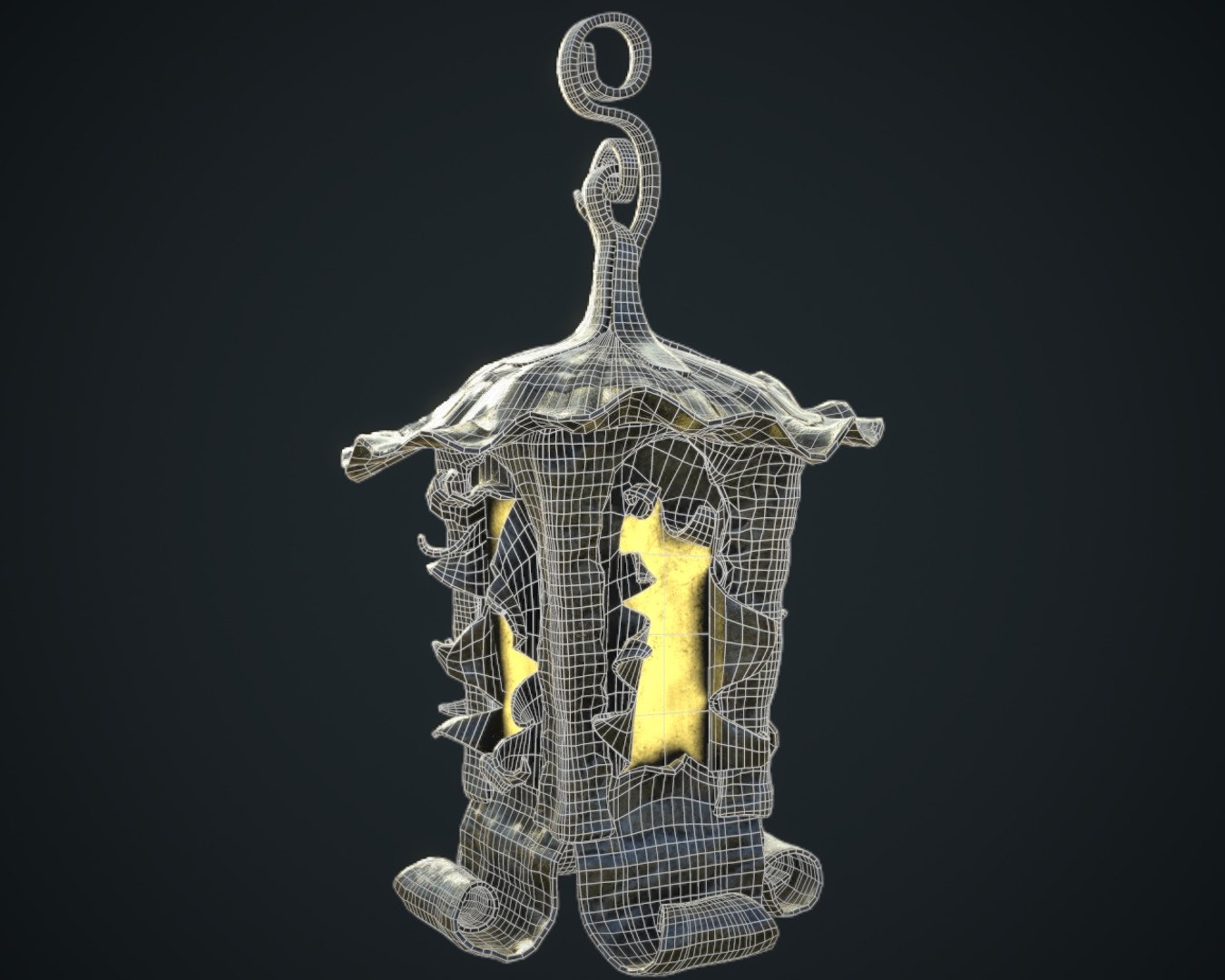 Old Magic Lantern Model - TurboSquid 1435111