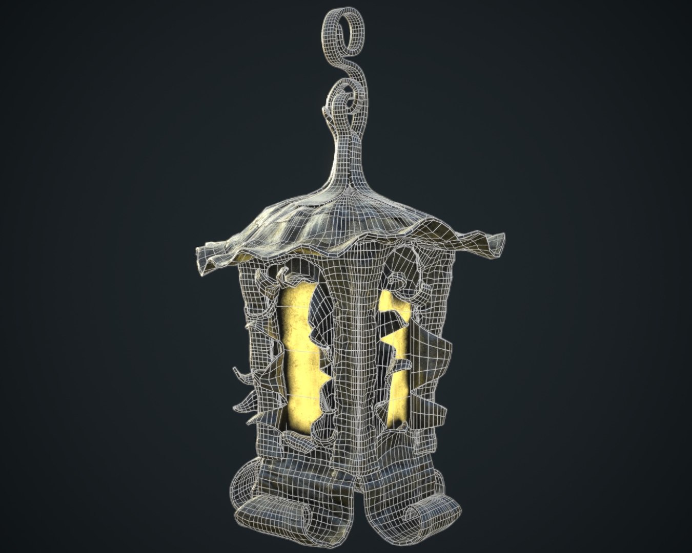 Old Magic Lantern Model - TurboSquid 1435111