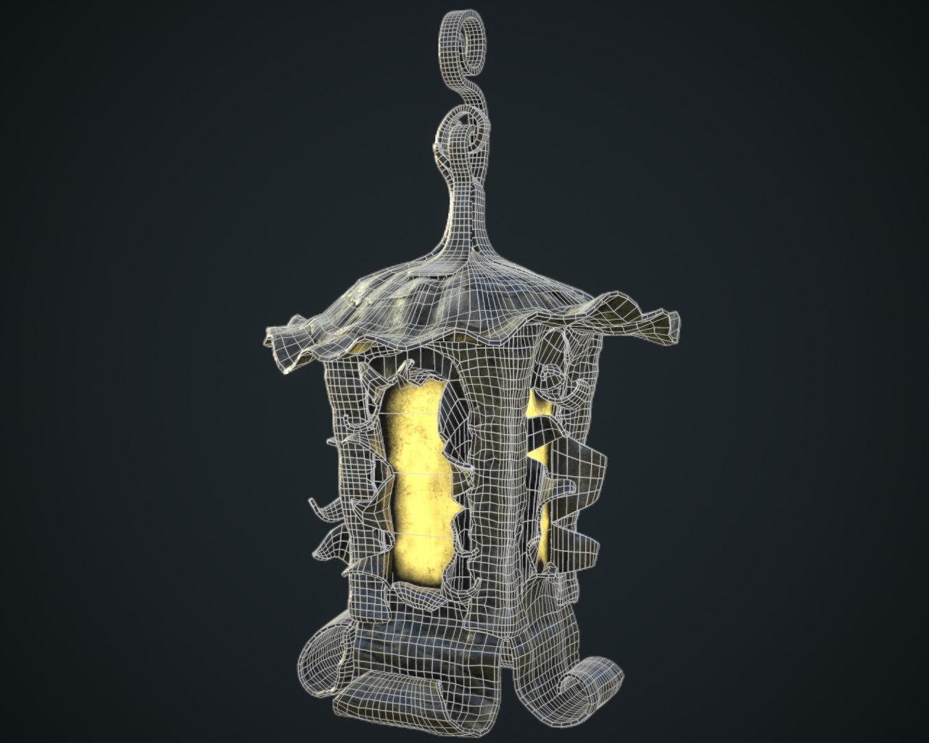Old Magic Lantern Model - TurboSquid 1435111