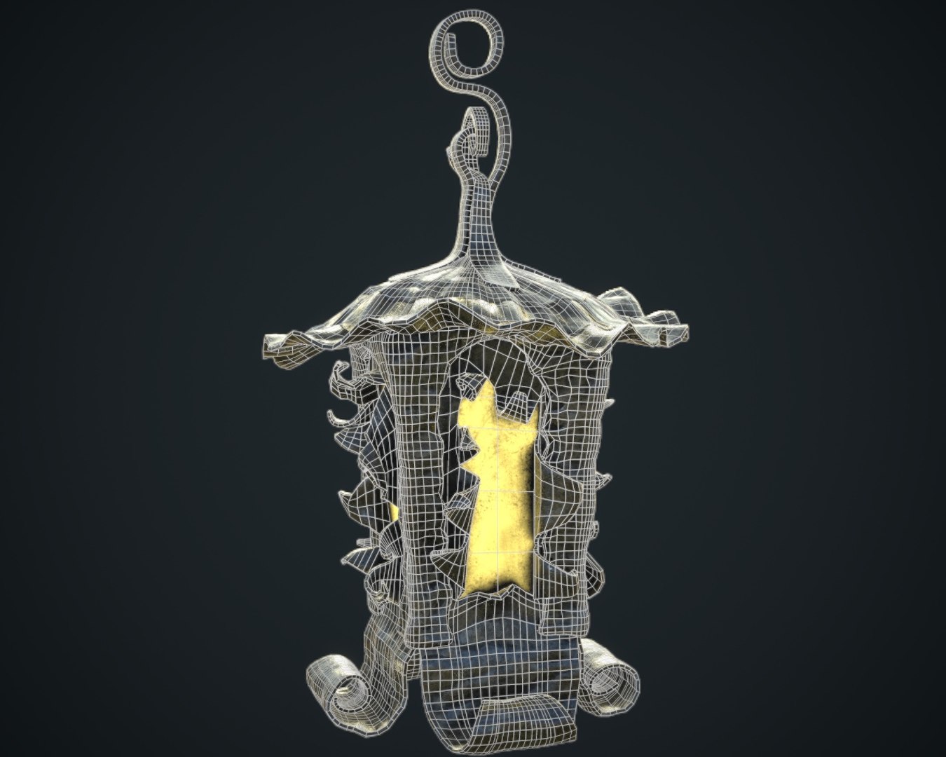 Old Magic Lantern Model - TurboSquid 1435111