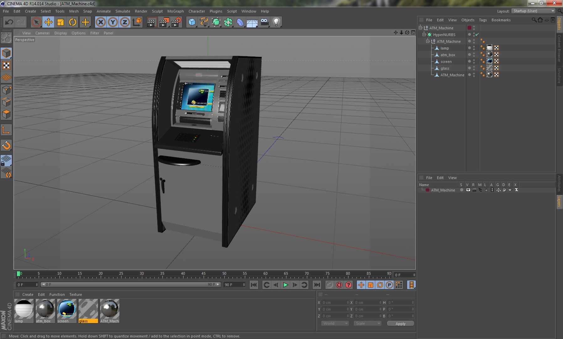 Atm Machine 3D Model - TurboSquid 1203640