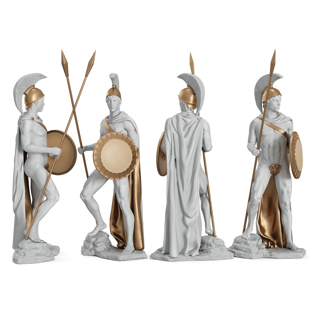 3D Greek Ares War Sculpture - TurboSquid 1608691
