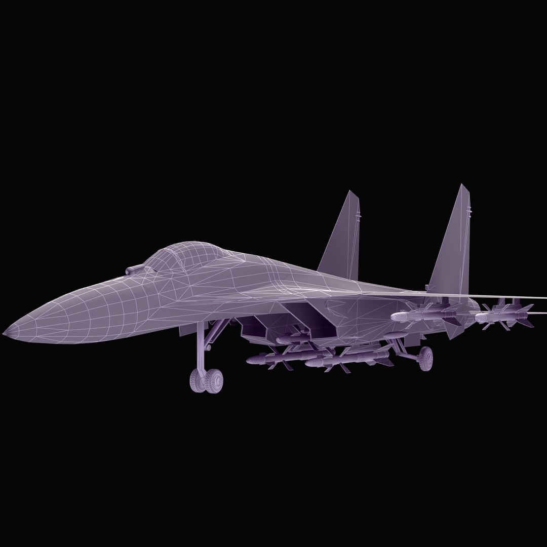 Shenyang J11a Flankerb Flanker 3d Model