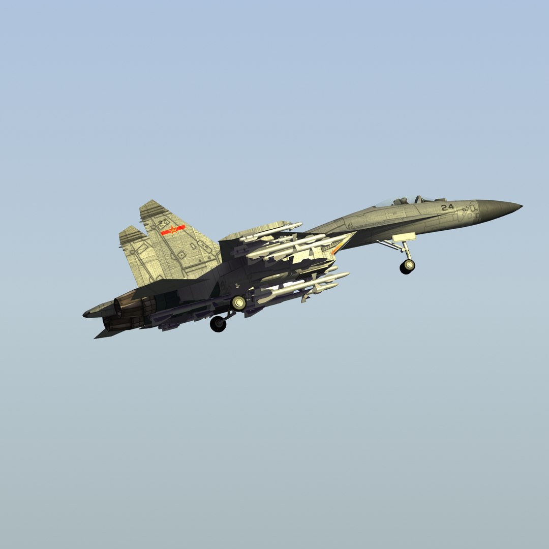 Shenyang J11a Flankerb Flanker 3d Model