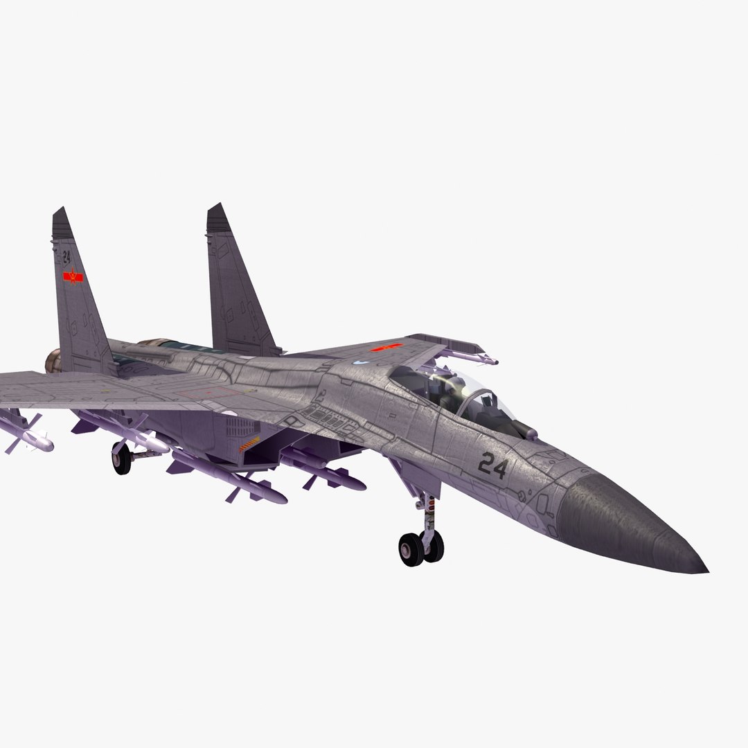 Shenyang J11a Flankerb Flanker 3d Model