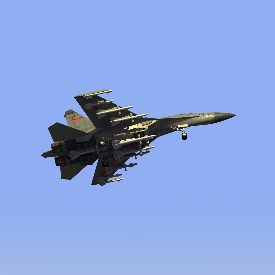 Shenyang J11a Flankerb Flanker 3d Model