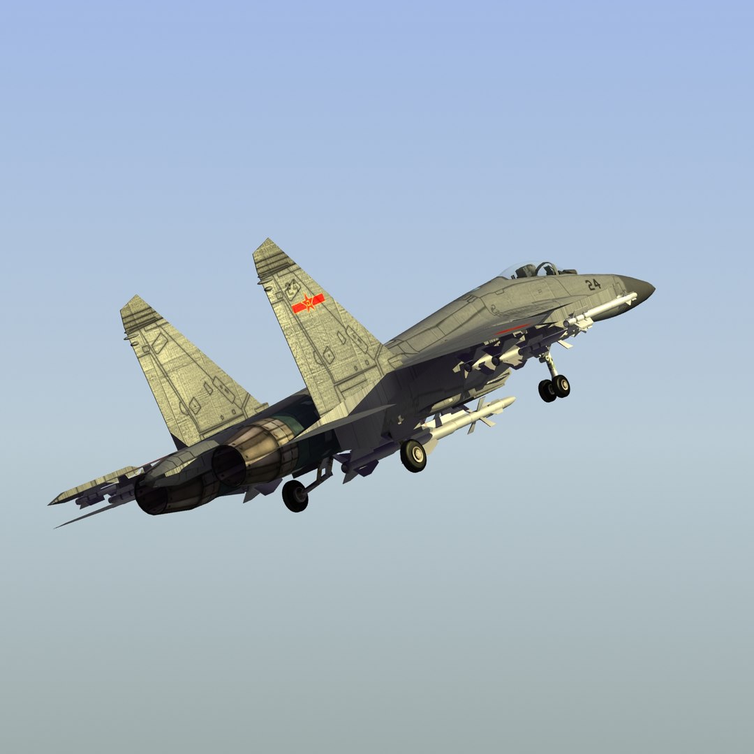 Shenyang J11a Flankerb Flanker 3d Model