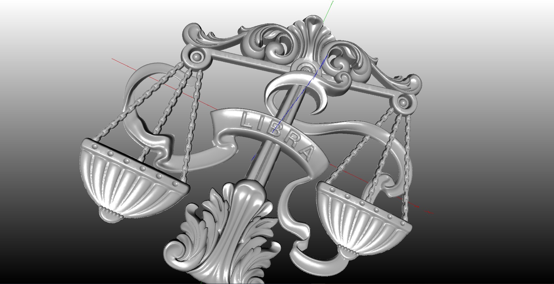 Zodiac Libra 3D Model - TurboSquid 1519540