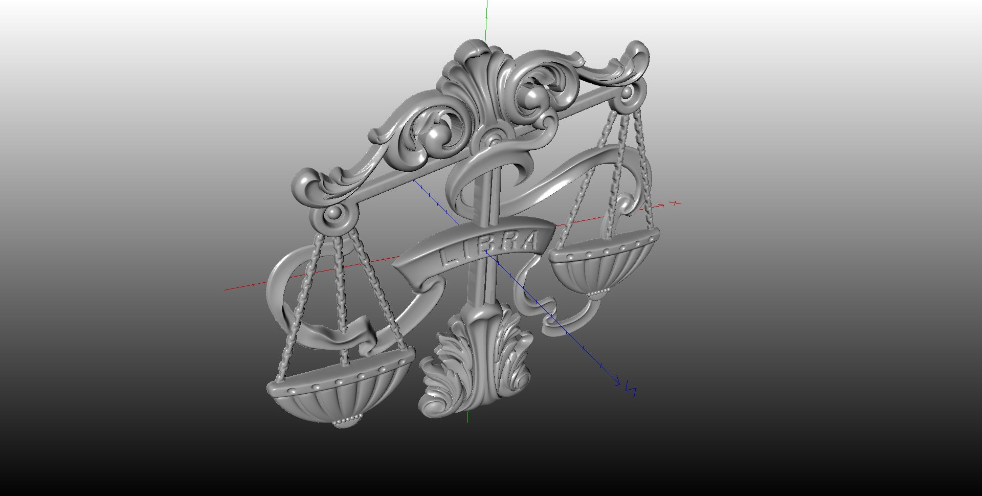 Zodiac Libra 3D Model - TurboSquid 1519540