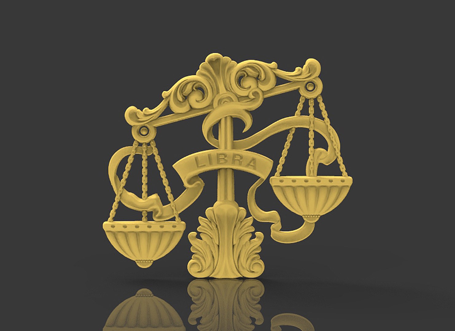 Zodiac Libra 3D Model - TurboSquid 1519540