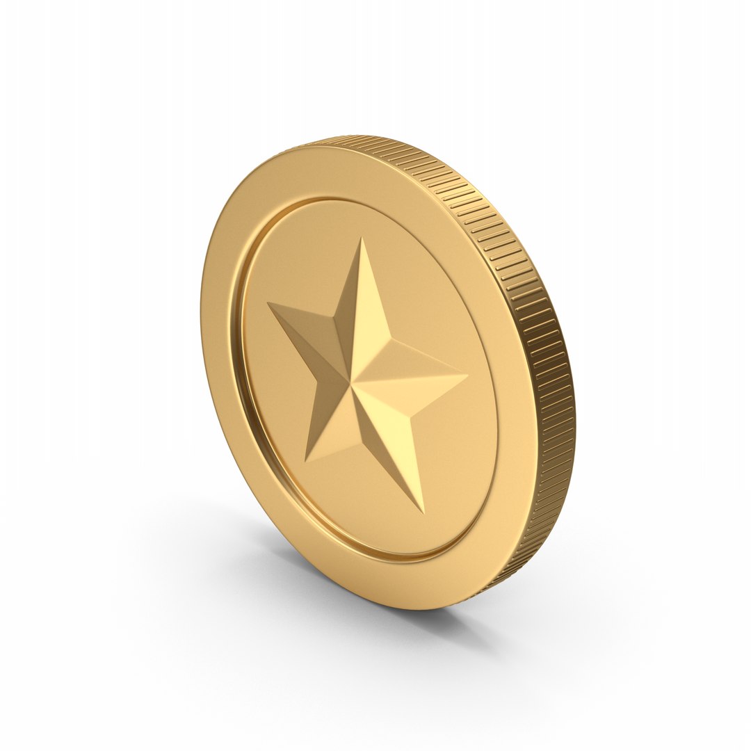 Star Coin 3D Model - TurboSquid 2169020